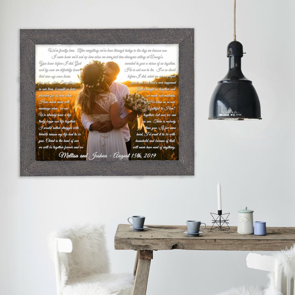 Framed song lyrics picture, Picture and song lyrics, Picture and text ...